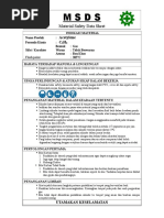 Contoh Halaman MSDS | PDF