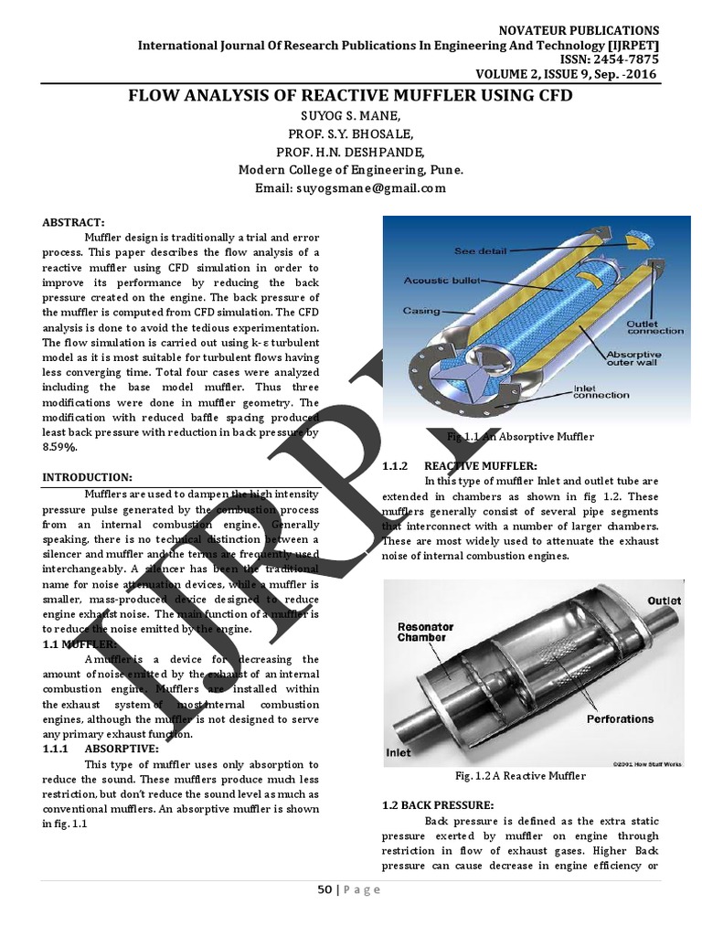 SFD Analysis of Flow | PDF | Computational Fluid Dynamics | Internal ...