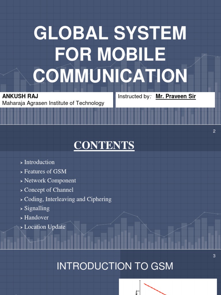Global System For Mobile Communication: Ankush Raj | PDF | Computers ...