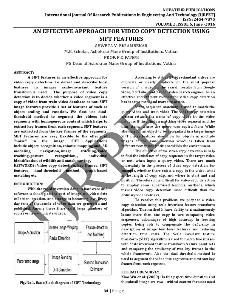 Video Detection | PDF | Areas Of Computer Science | Cognitive Science