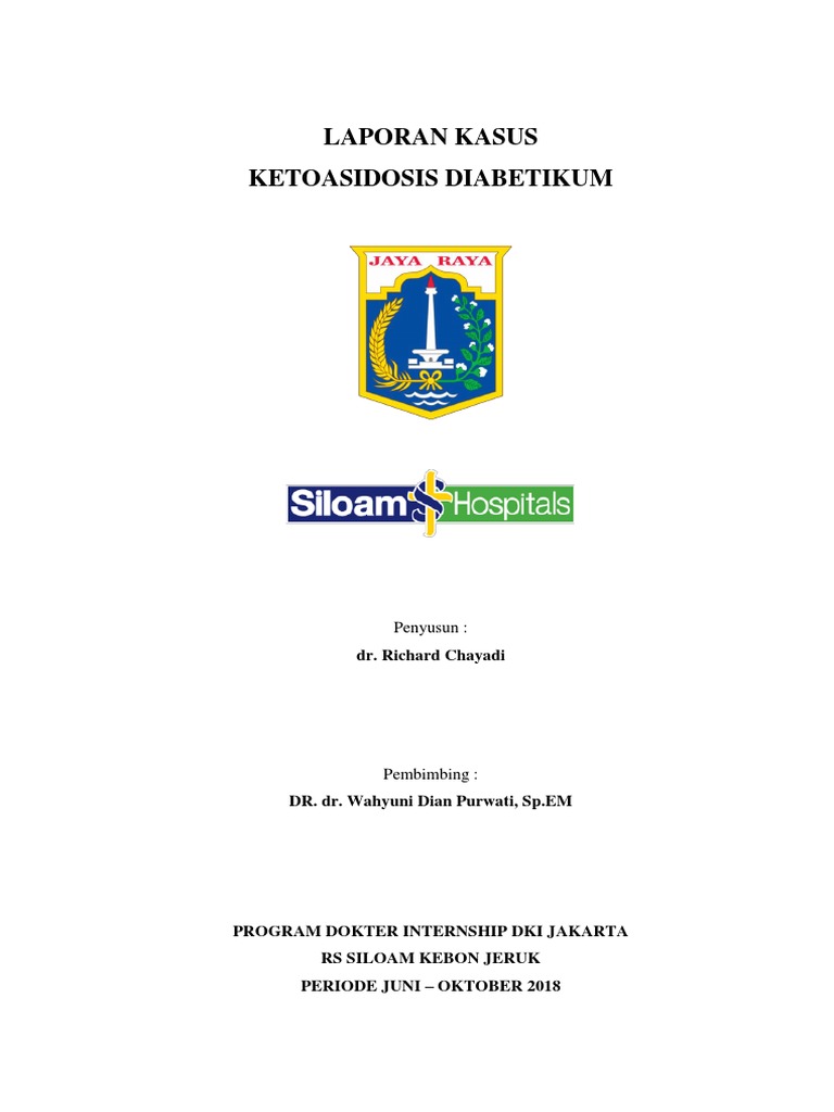 Laporan Kasus Ketoasidosis Diabetikum: Dr. Richard Chayadi | PDF