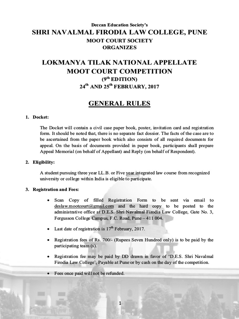 01 Rule Book | PDF | Appeal | Case Law