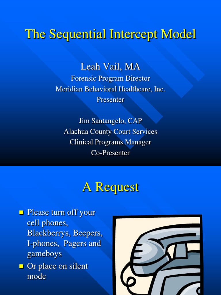 Sequential Intercept Model | PDF | Mental Disorder | Prison