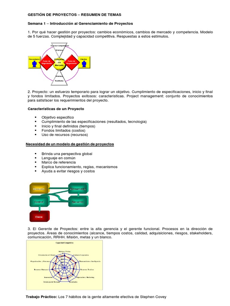 Gestion de Proyectos Final PDF | PDF | Gestión de proyectos | Planificación
