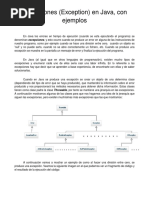 Excepciónes Java | PDF | Java (lenguaje de programación) | máquina ...