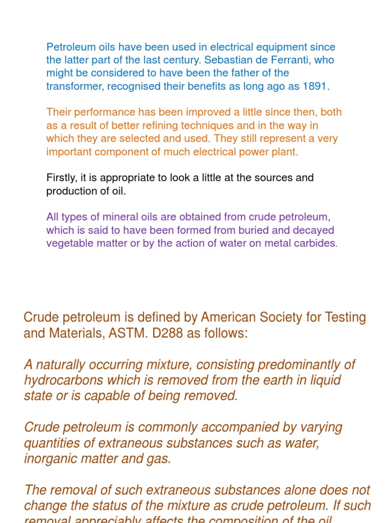 Transformer Oil&Dga | PDF | Electrical Breakdown | Petroleum