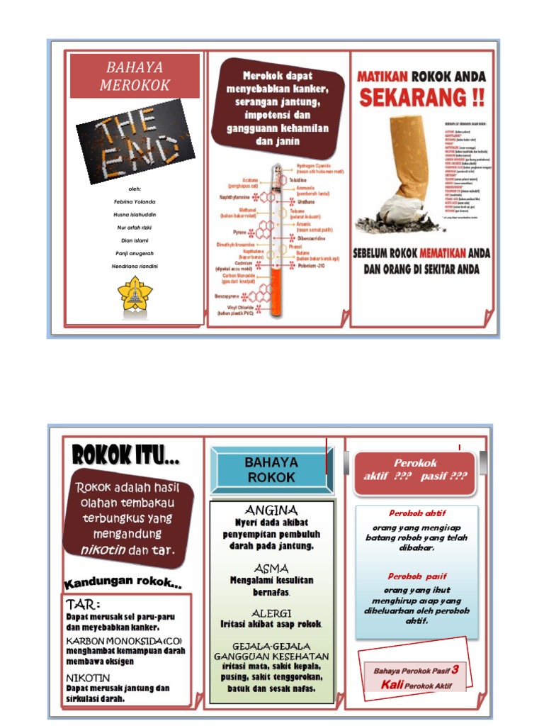Leaflet Rokok | PDF