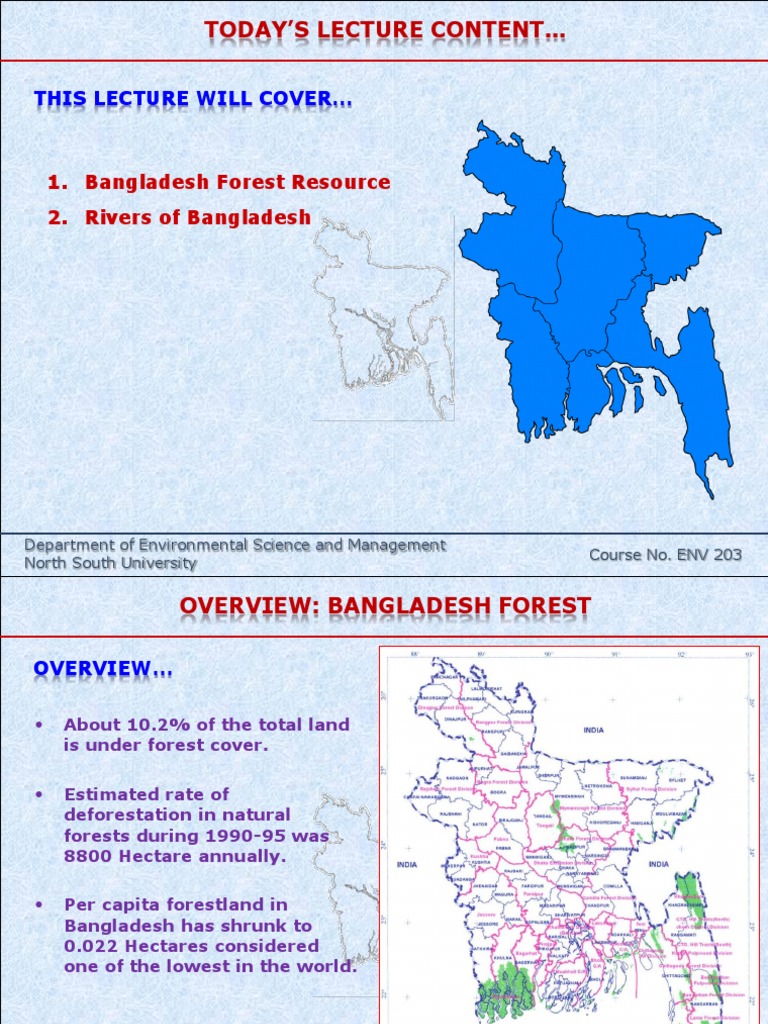 Bangladesh Forest Resources Overview | PDF | River Delta | River