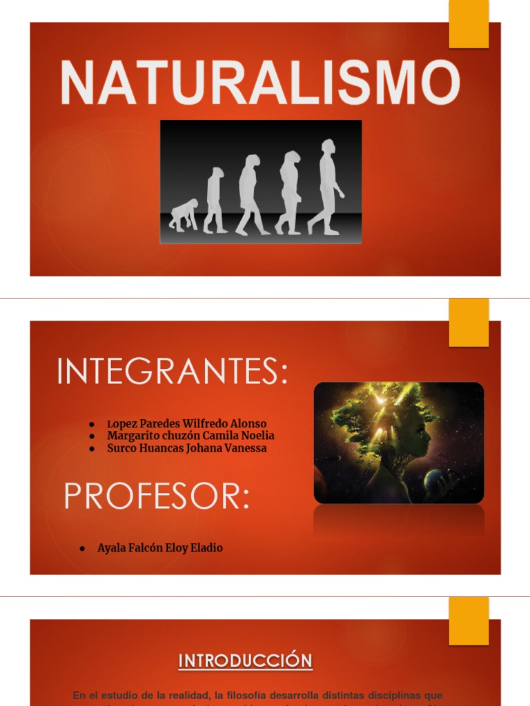 ppt naturalismo de spencer.pptx | Naturalismo (filosofía) | Evolución
