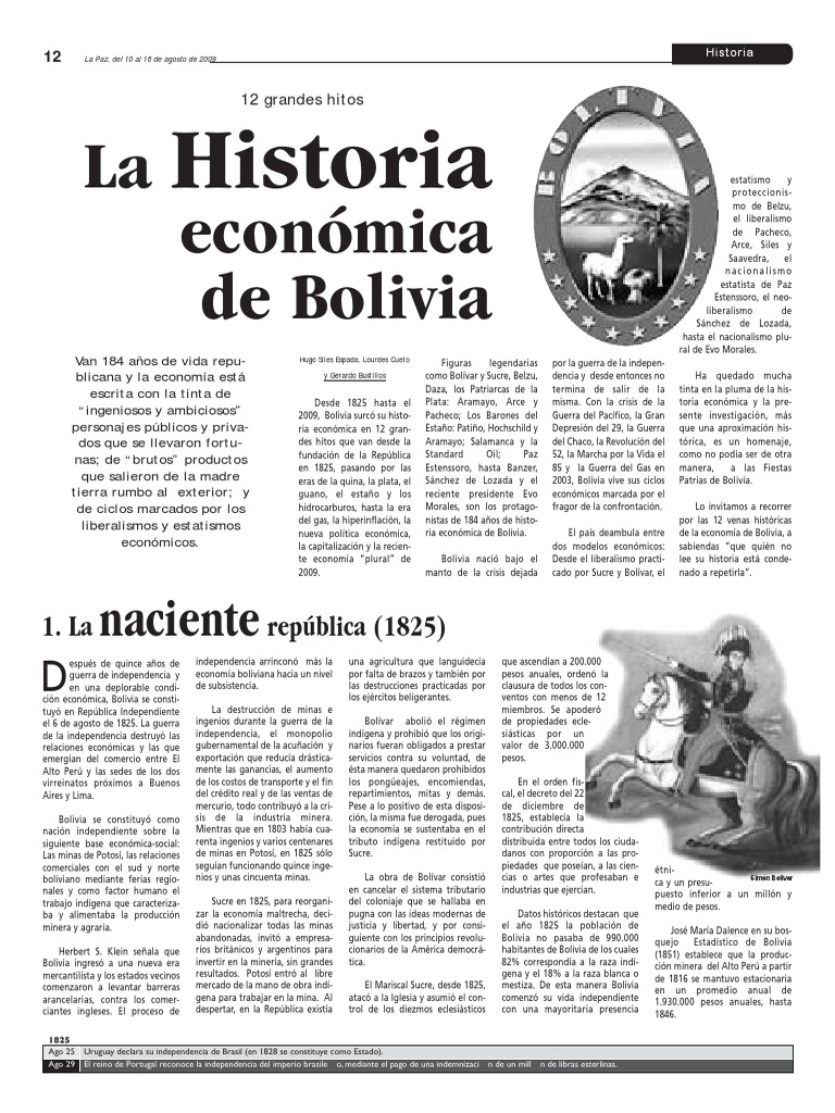 Historia Economica de Bolivia PDF | PDF
