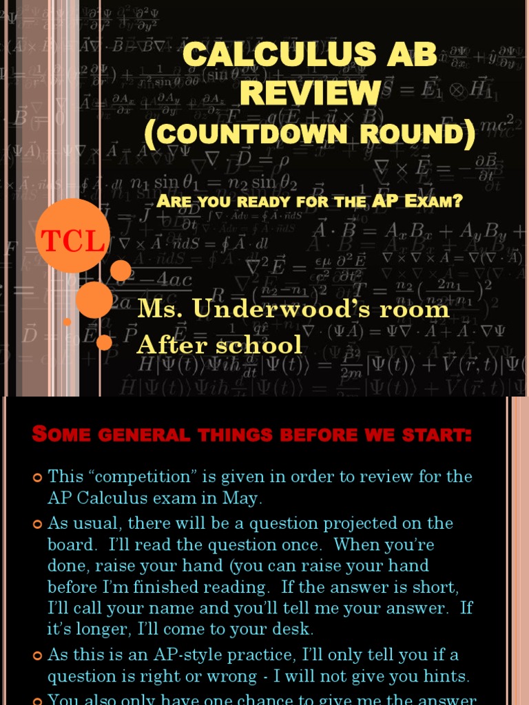 AP Calculus Exam Prep Challenge | PDF | Derivative | Function (Mathematics)