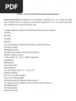 Chemical Formula List For Class 10 | PDF | Hydroxide | Ammonium