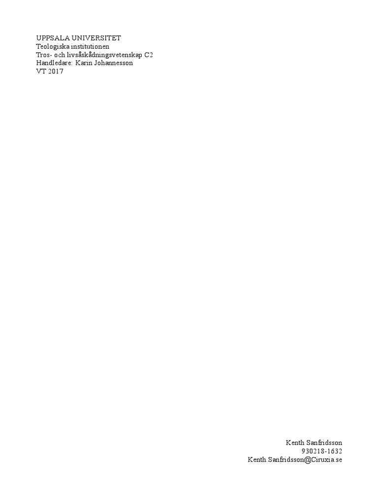 C-Uppsats Version 9 PDF | PDF