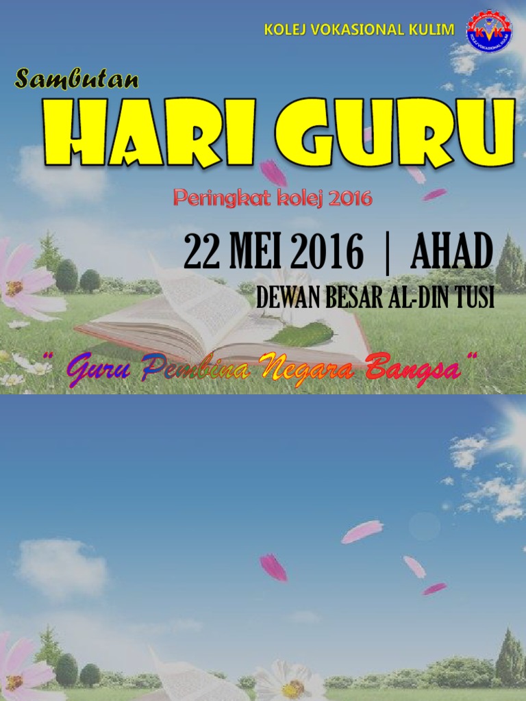 Backdrop Hari Guru | PDF