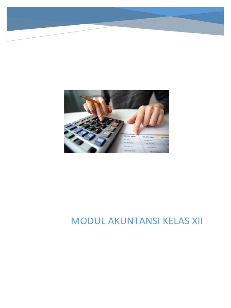 Modul Akuntansi Kelas 12 | PDF