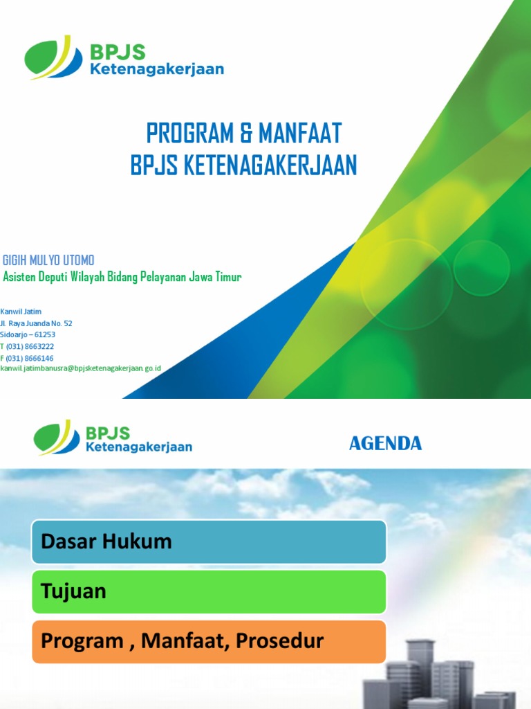 Presentasi BPJS Ketenagakerjaan-Program Bpjstk-Hiperkes 141117 | PDF | Pengelolaan Keuangan & Uang