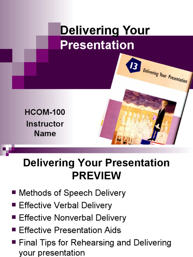 Delivering Your: Presentation | PDF | Nonverbal Communication | Gesture