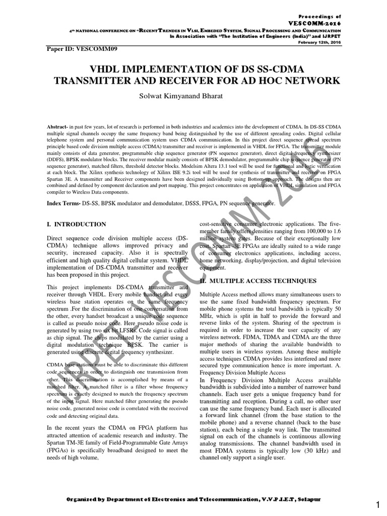 Adhoc Network | PDF | Modulation | Channel Access Method