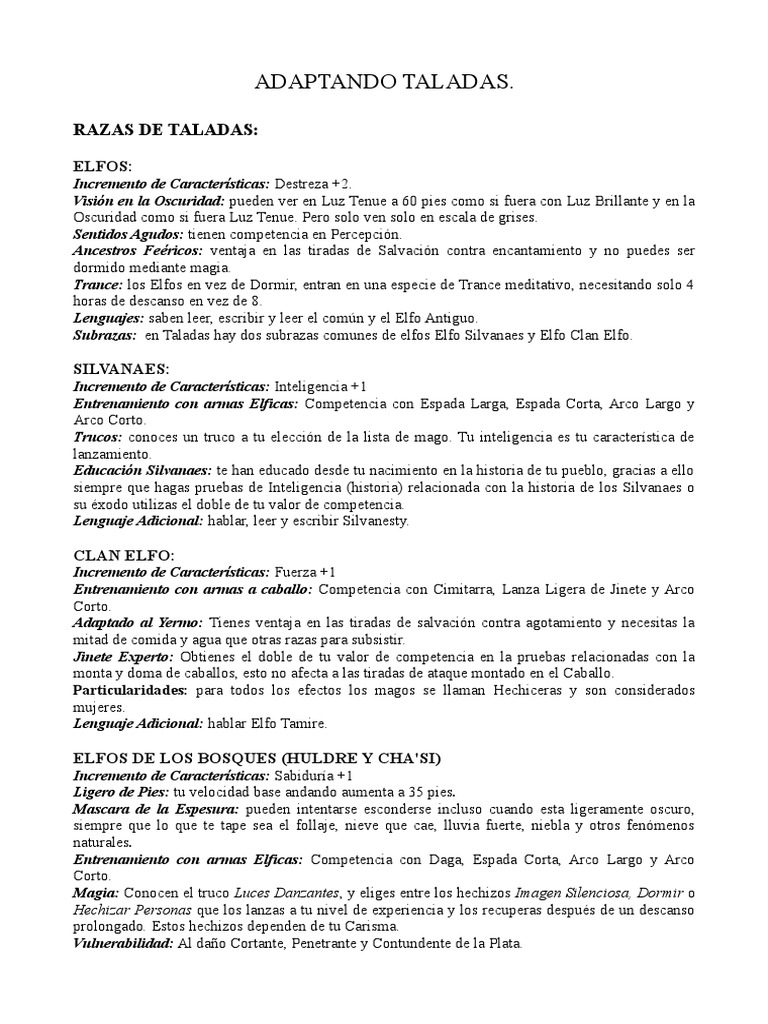 Taladas: Dragonlance | PDF | Duendes | Caballos