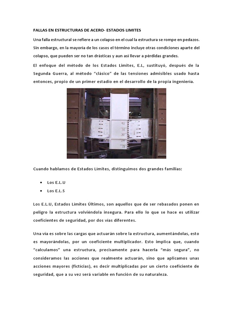 Fallas en Estructuras de Acero | PDF | Pandeo | Ingeniería estructural
