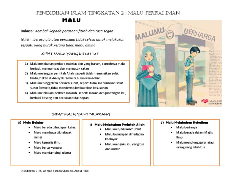 Malu Perisai Iman | PDF