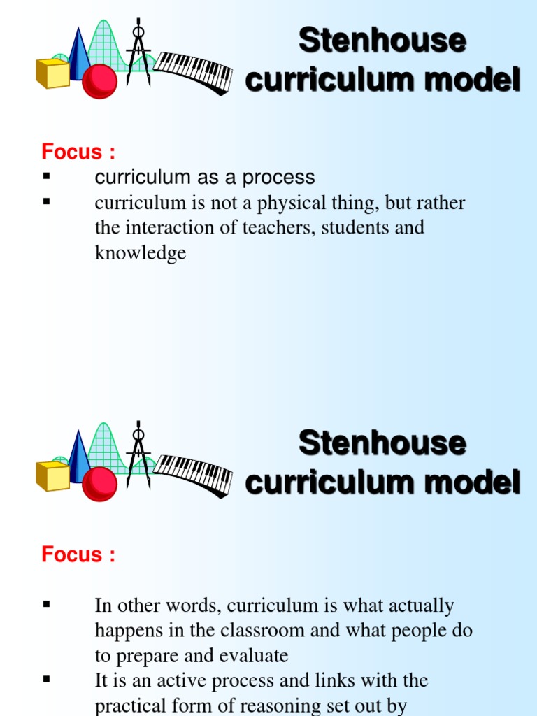 Stenhouse Model | PDF | Curriculum | Attention