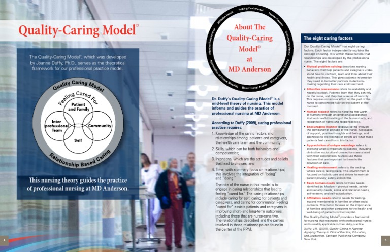 Quality Care Model | PDF | Caregiver | Nursing