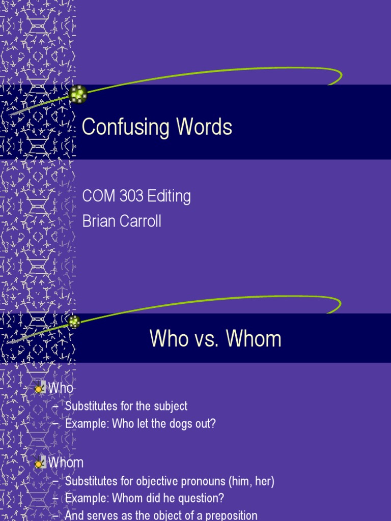 Confusing Words in English Grammar | PDF