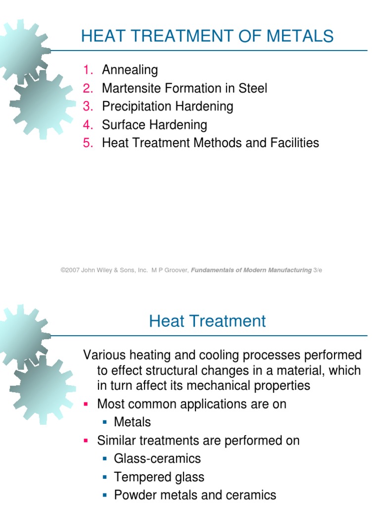 HEAT TREATMENT.ppt | Annealing (Metallurgy) | Heat Treating