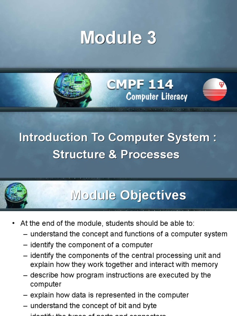 Introduction To Computer System: Structure & Processes | Download Free ...