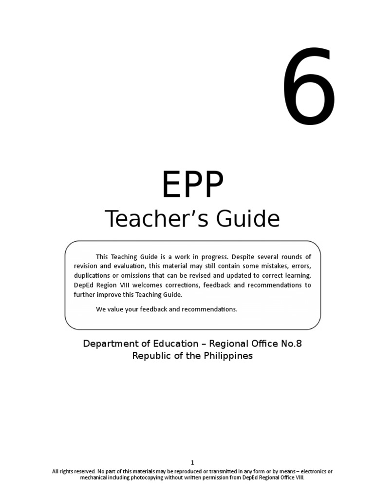 Epp Q1 | PDF