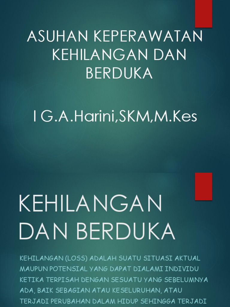 Askep Jiwa Kehilangan-Berduka - Iga Harini | PDF | Pengembangan Diri
