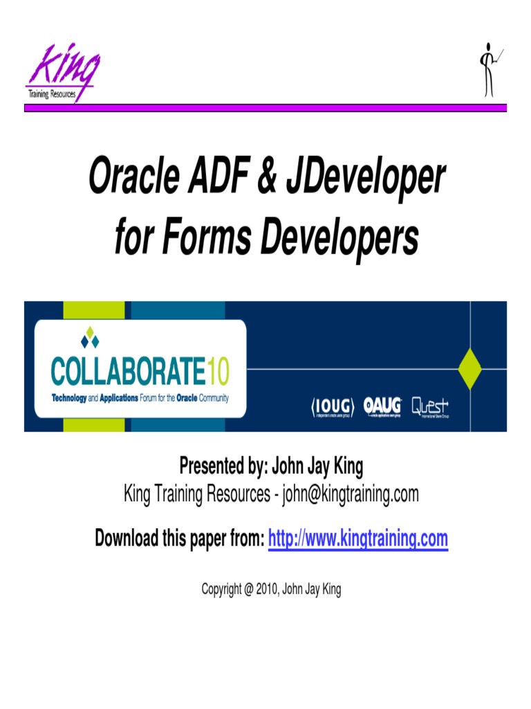OracleADFforFormsDevelopers Slides PDF | PDF | Java Server Faces | Model–View–Controller