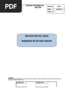 Descripción de Cargo Encargado de Abastecimiento | PDF | Logística | Calidad (comercial)