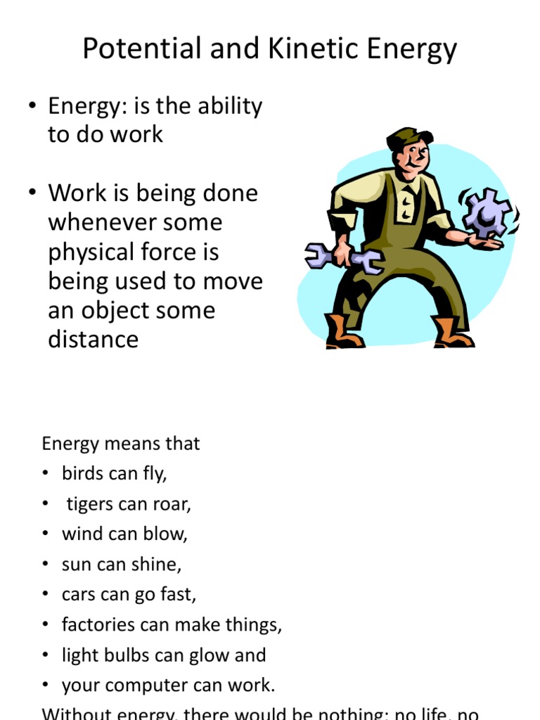 Understanding Potential & Kinetic Energy | PDF | Kinetic Energy | Velocity