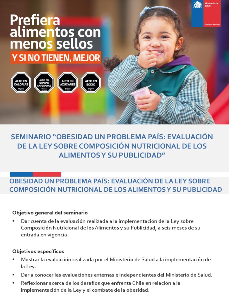 Ley 20606 PDF | PDF | Obesidad | Alimentos