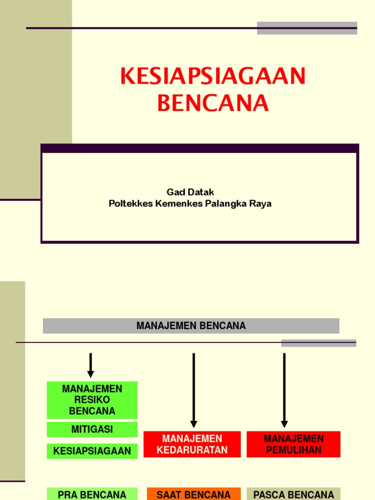 Kesiapsiagaan Bencana-4 | PDF