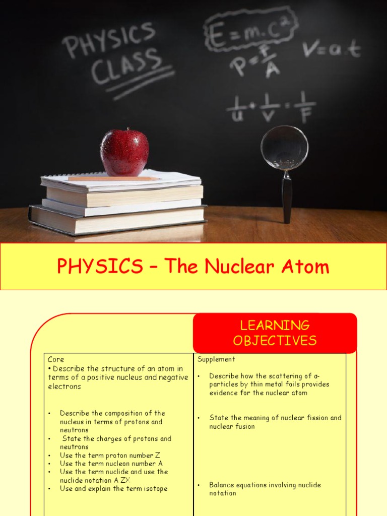 Understanding the Nuclear Atom Structure | PDF | Atoms | Atomic Nucleus