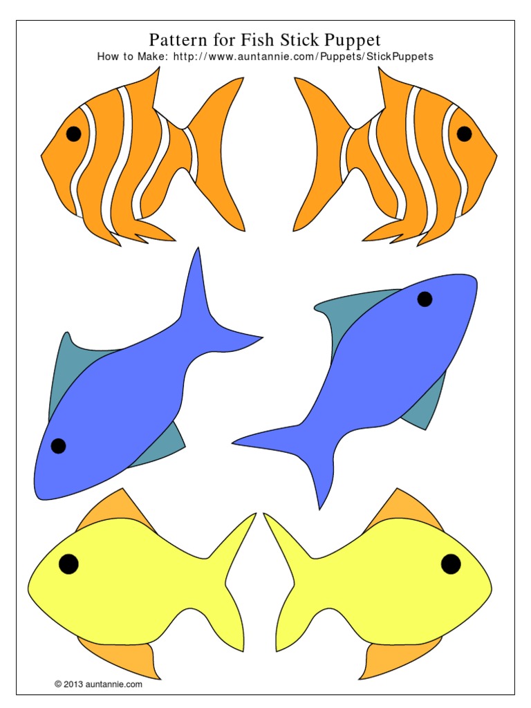 Fish Stick Puppets CLR | PDF