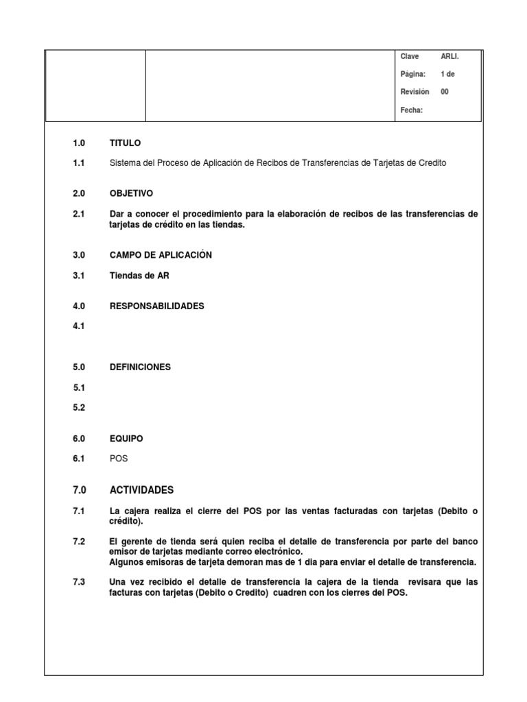 Recibos de Transferencias de TC | PDF | Tarjeta de débito | Servicios ...