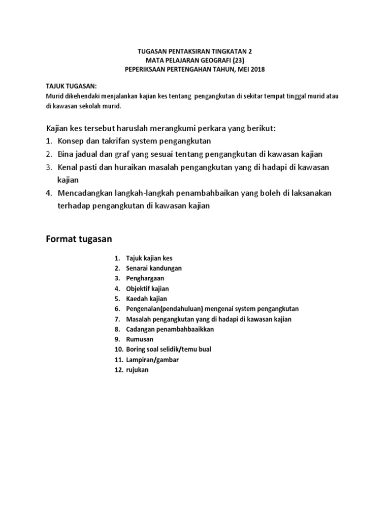 Kajian Geografi Form 2 | PDF