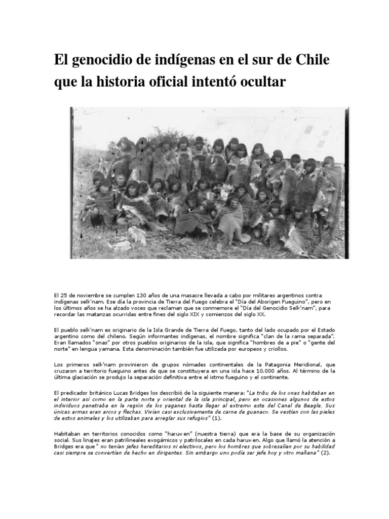 Selk Nam | PDF