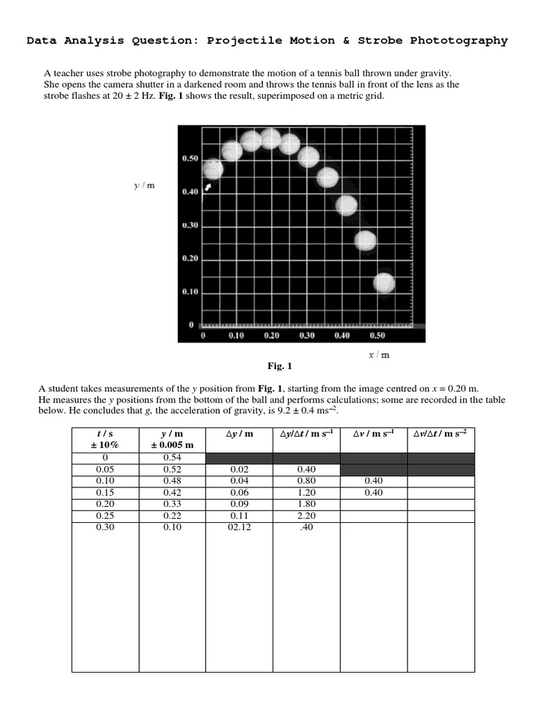 Physics Experiment Analysis | PDF | Newton's Laws Of Motion | Natural ...