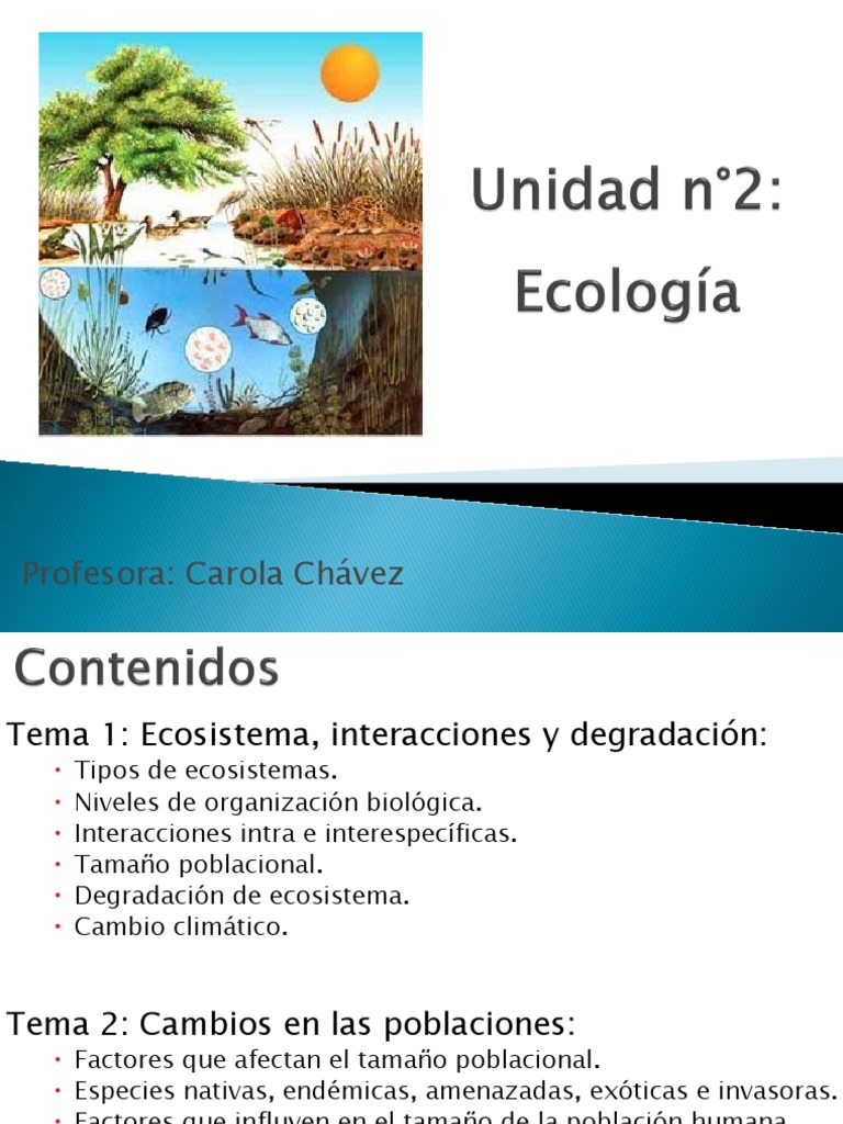 Interacciones Y Ecosistemas