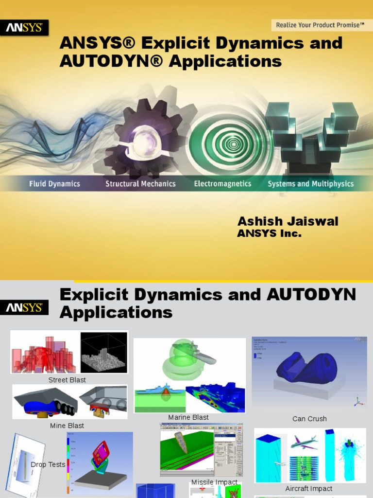 ANSYS Explicit Dynamics - Ashish Jaiswal PDF | PDF | Deformation ... ANSYS Explicit Dynamics - Ashish Jaiswal PDF | PDF | Deformation ...