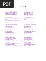 Lyrics Accidentally in Love | PDF