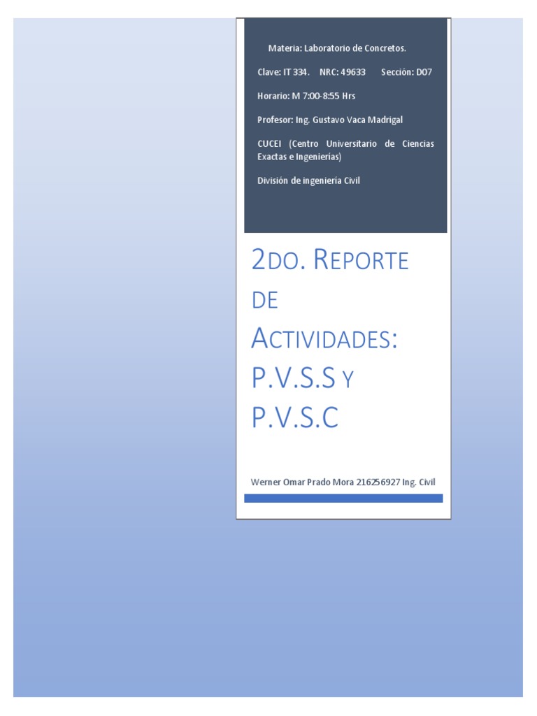 PVSS y PVSC | PDF | Naturaleza