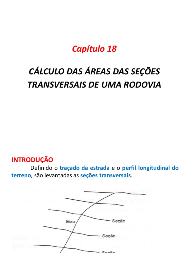 Cap18 Áreas Seções Transversais | PDF | Cálculo | Geometria