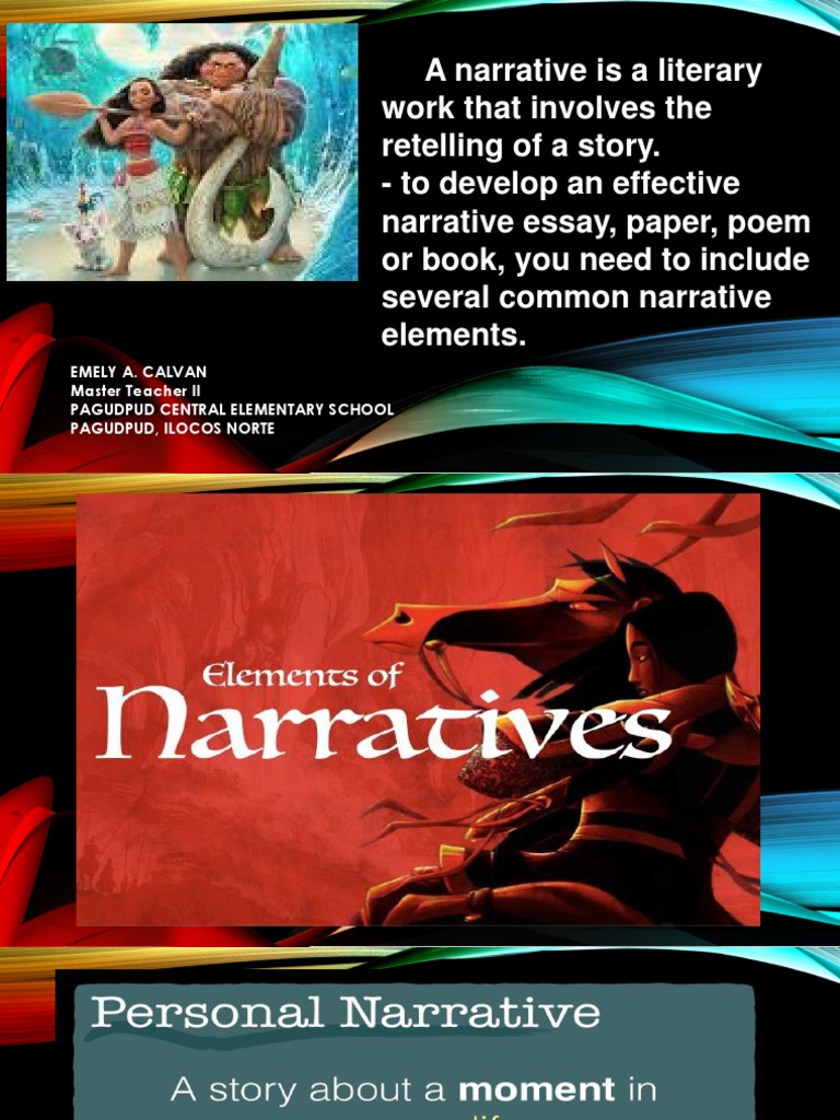 Key Elements of Effective Narratives | PDF