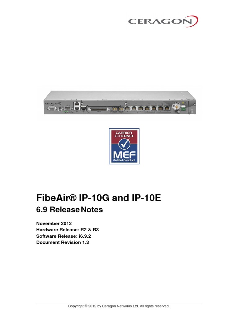 Ceragon Manual | PDF | File Transfer Protocol | Ethernet